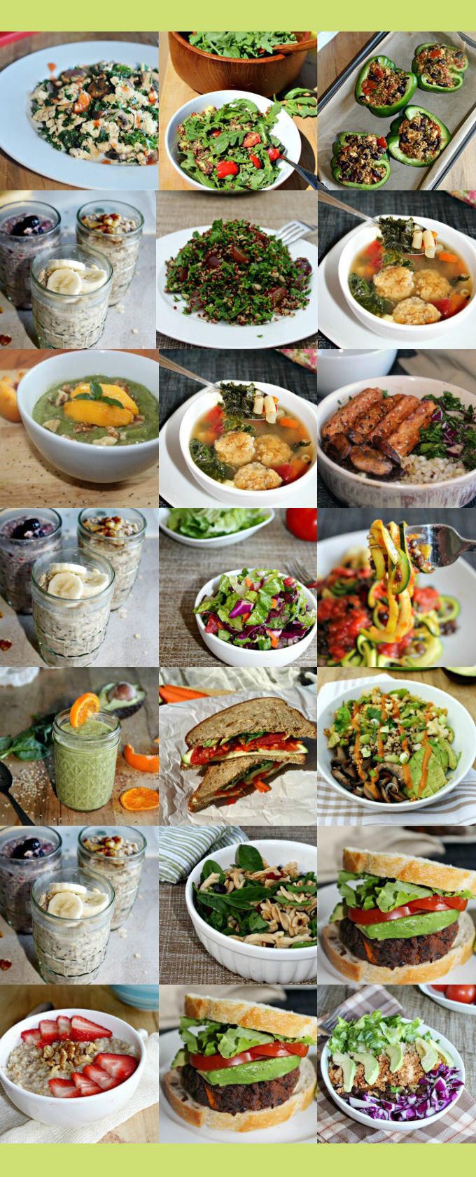 One week plant based menu Veggie Primer One week plant based menu Veggie Primer